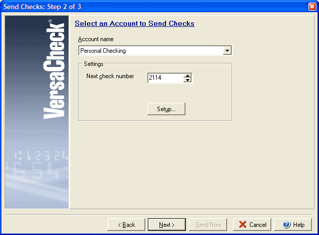 Send Checks - 2 of 3